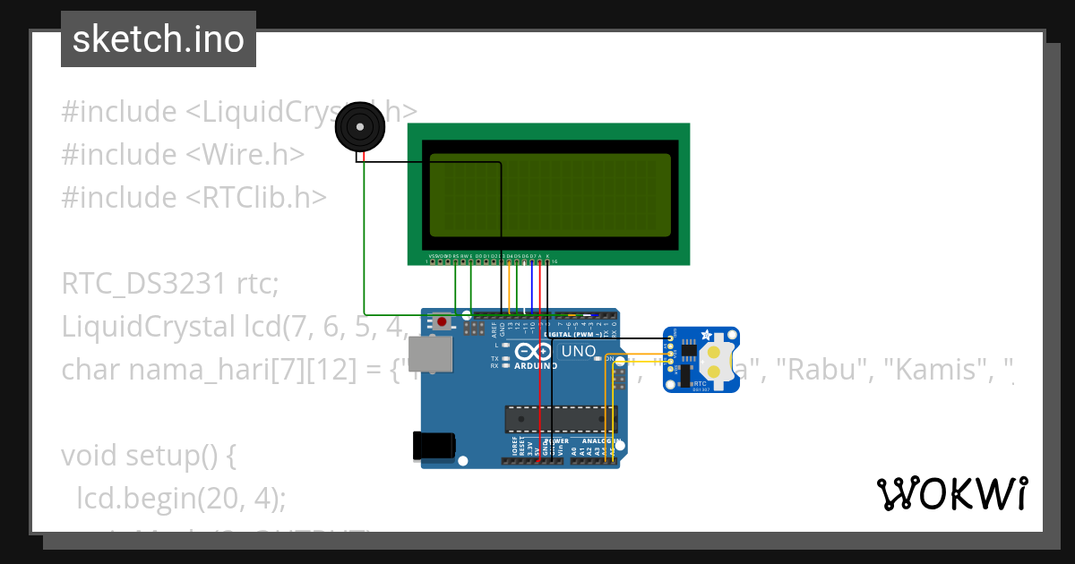 RTC - Wokwi ESP32, STM32, Arduino Simulator