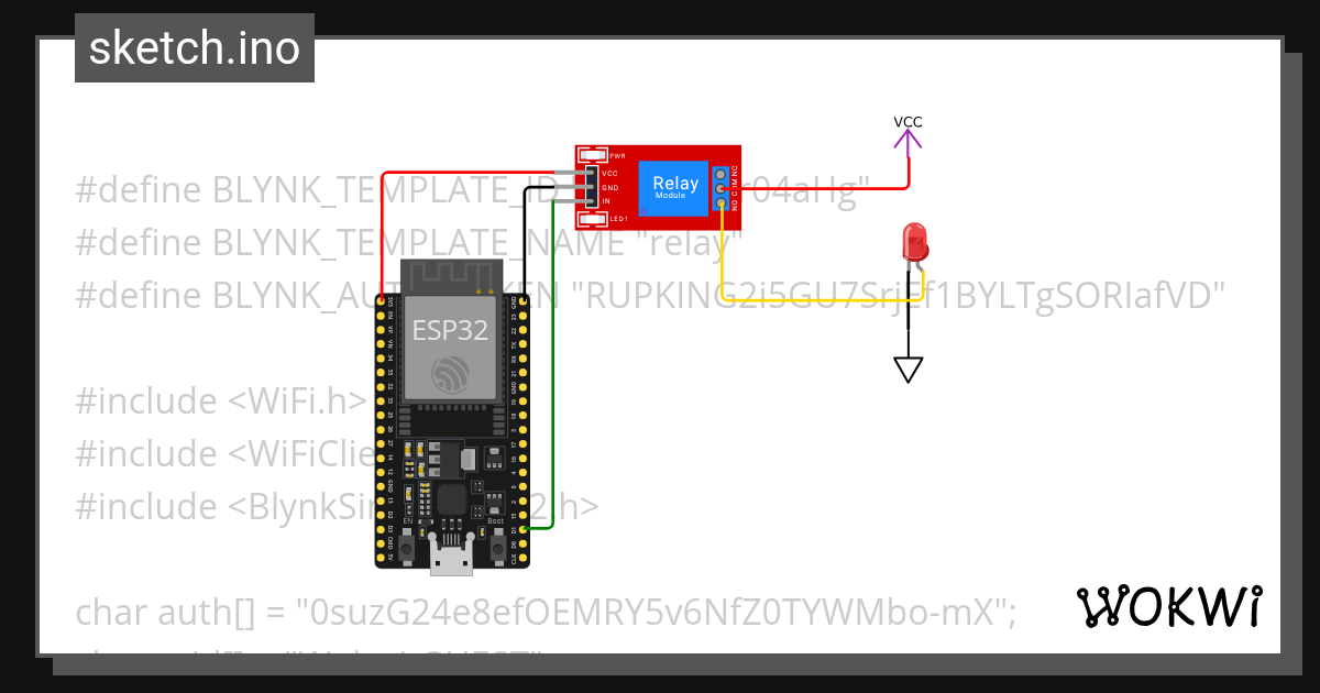 relay - Wokwi ESP32, STM32, Arduino Simulator