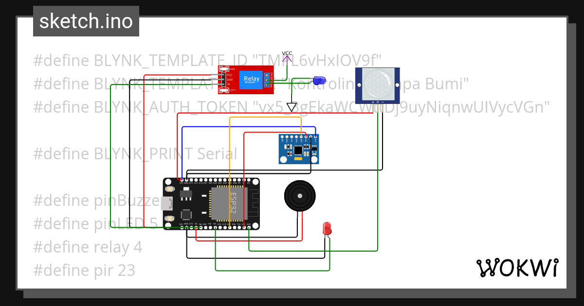 Mendeteksi Gempa 2 Copy Wokwi Esp32 Stm32 Arduino Simulator 