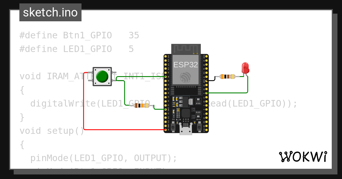 External Interupt Skill 2 Copy Wokwi Esp32 Stm32 Arduino Simulator 6021