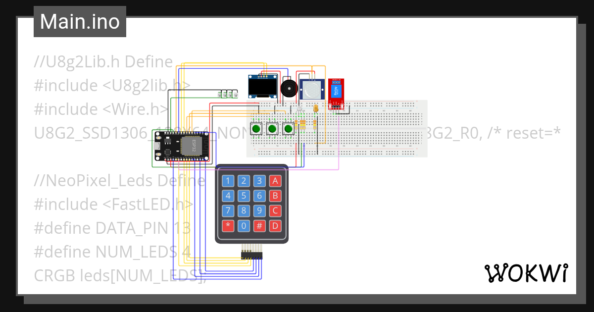 Keypadinputalarm Wokwi Esp32 Stm32 Arduino Simulator 
