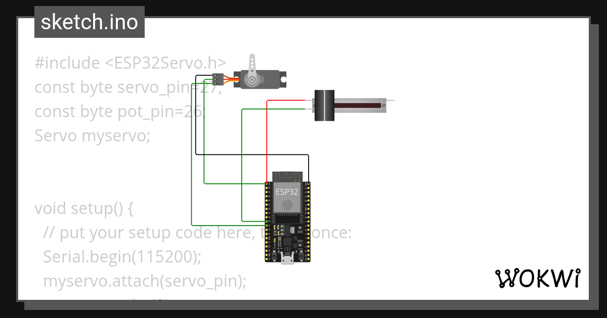 servo - Wokwi ESP32, STM32, Arduino Simulator