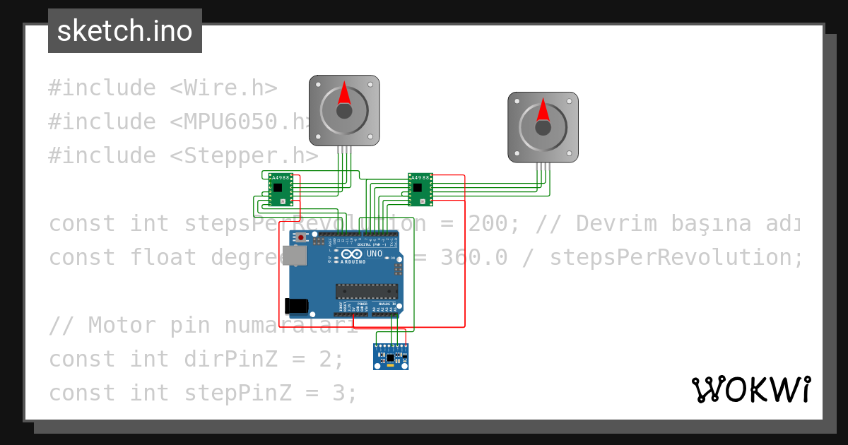 Tasarım Projesi Wokwi Esp32 Stm32 Arduino Simulator