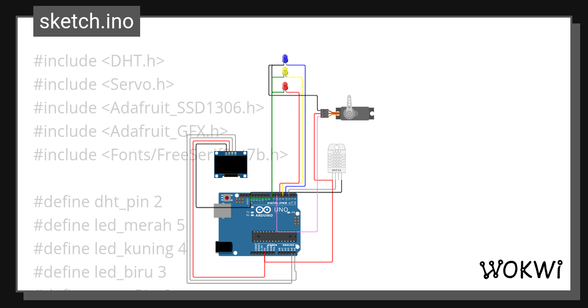Percobaan 4 Dht22 Cold Storage Wokwi Esp32 Stm32 Arduino Simulator