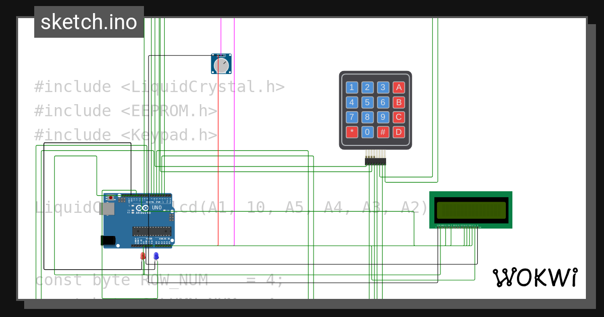 Nuri İnözünün Devresi Wokwi Esp32 Stm32 Arduino Simulator