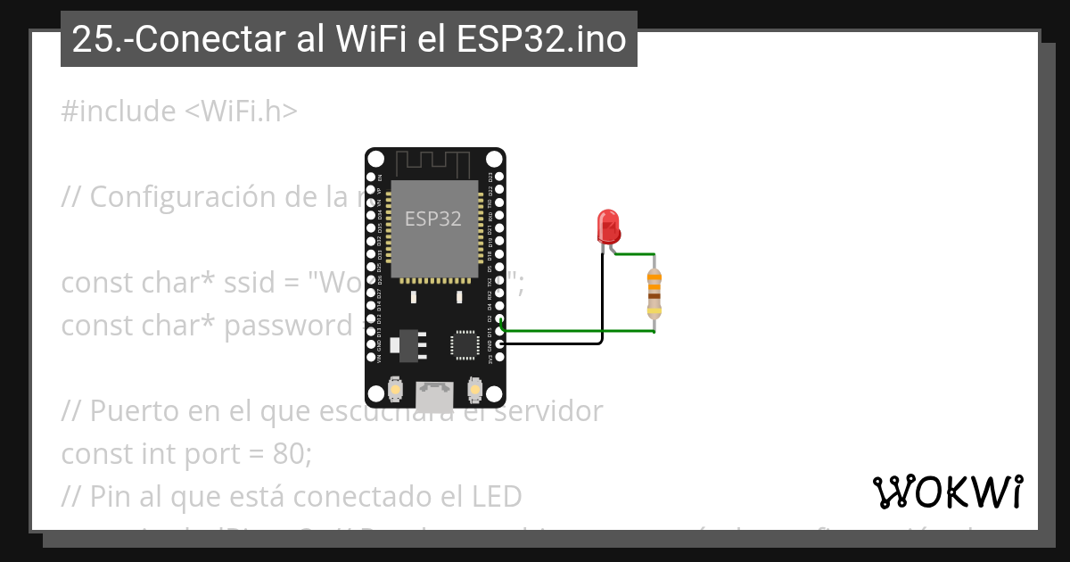 25.-Conectar al WiFi el ESP32 Copy (2) - Wokwi ESP32, STM32, Arduino ...