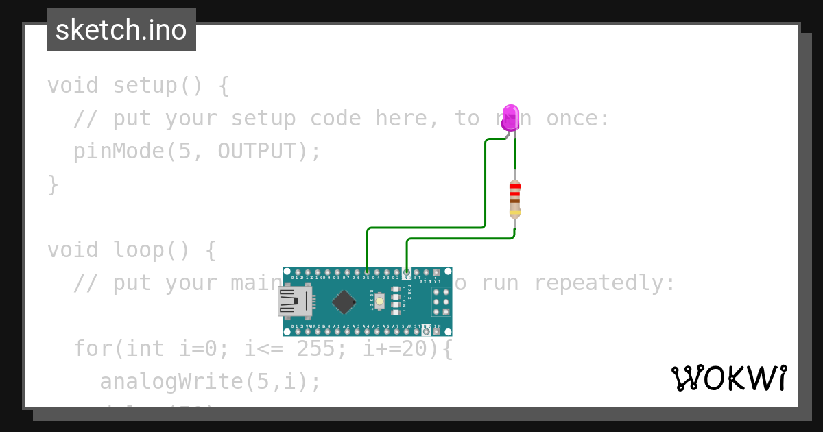 Brightness Managment Wokwi Esp32 Stm32 Arduino Simulator 3062