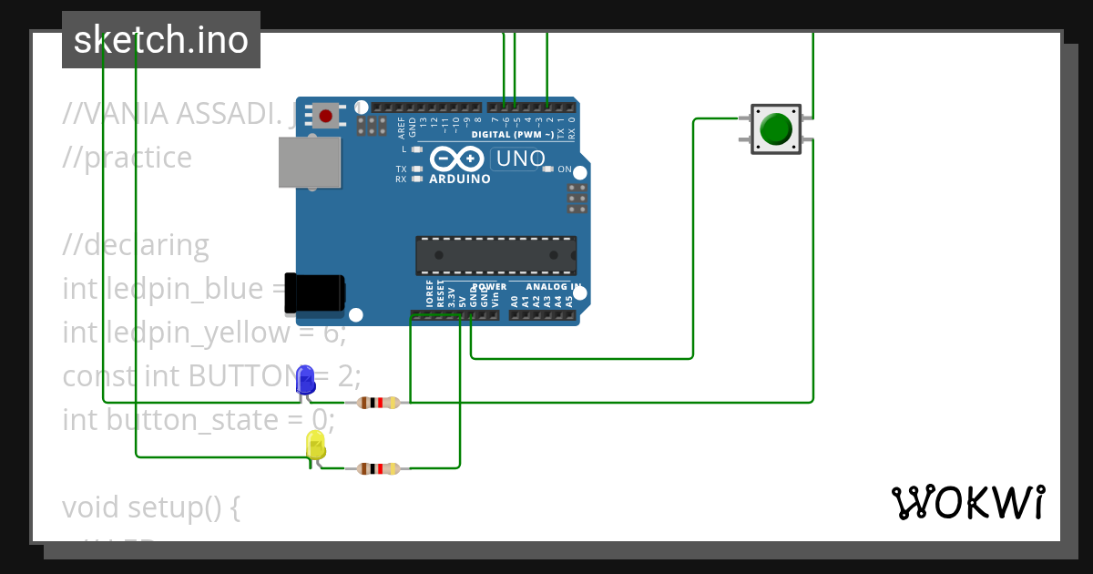 Practice Jan 4th Wokwi Esp32 Stm32 Arduino Simulator 9295