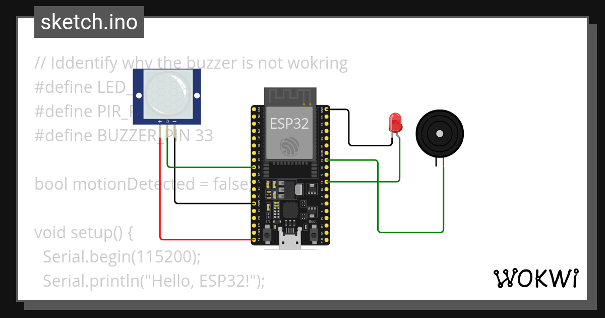 Iot 133 Aa2 Debug The Code Wokwi Esp32 Stm32 Arduino Simulator 6788