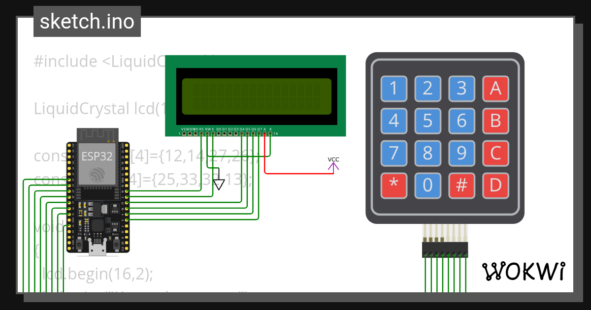 lcd keypad... - Wokwi ESP32, STM32, Arduino Simulator
