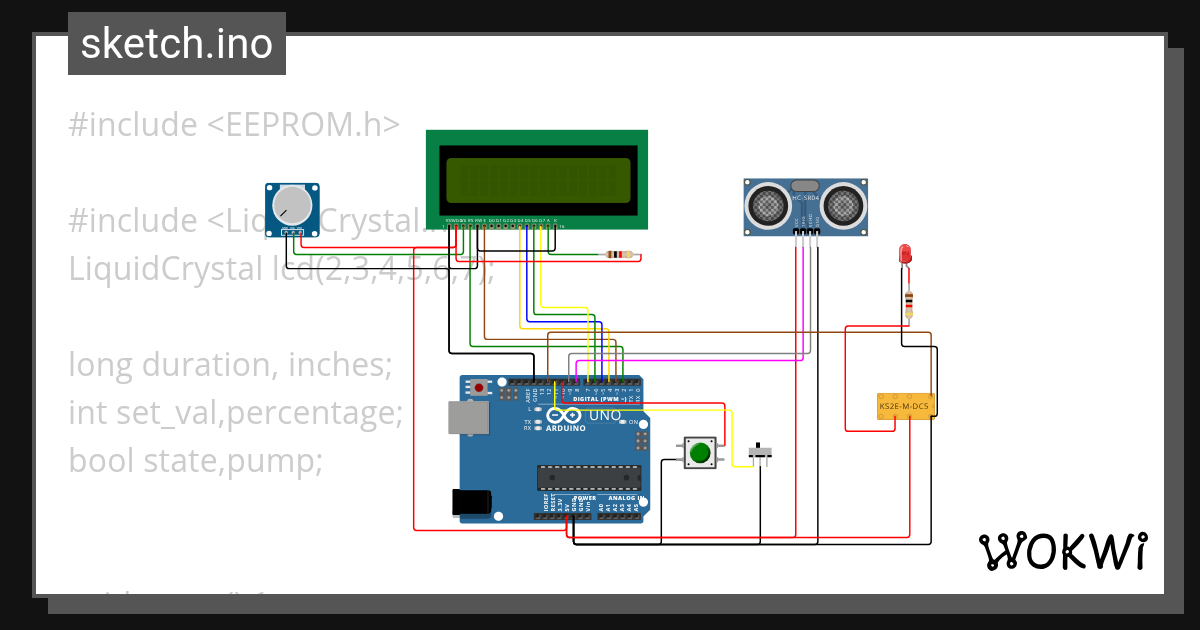 Water Level Wokwi Esp32 Stm32 Arduino Simulator 