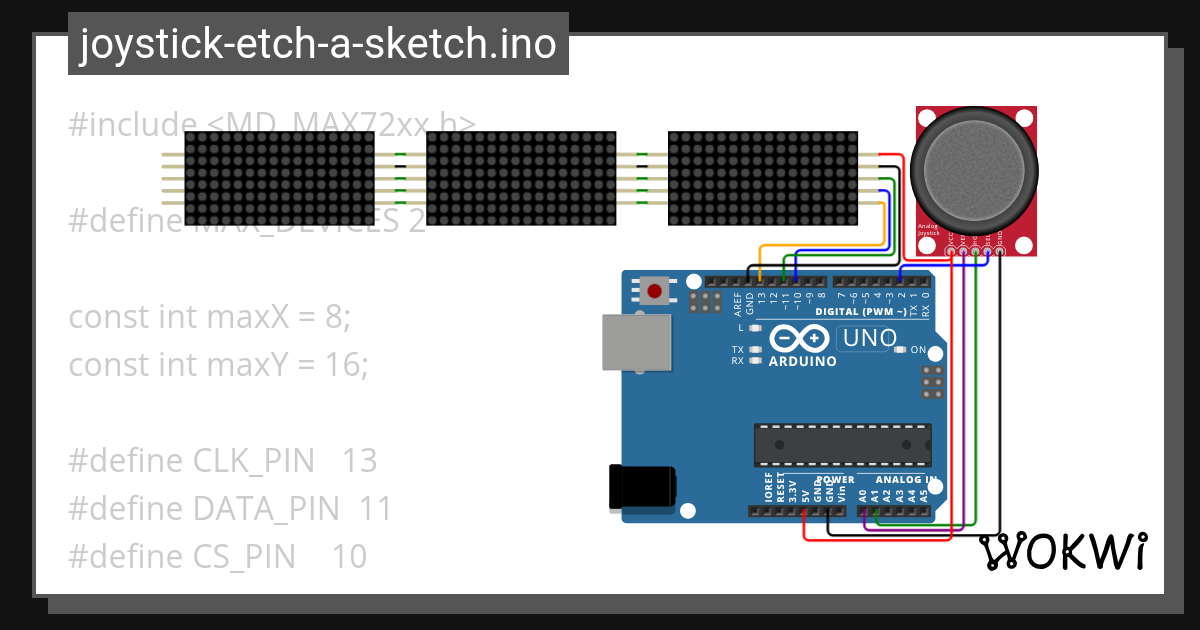 hearts and letters - Wokwi ESP32, STM32, Arduino Simulator