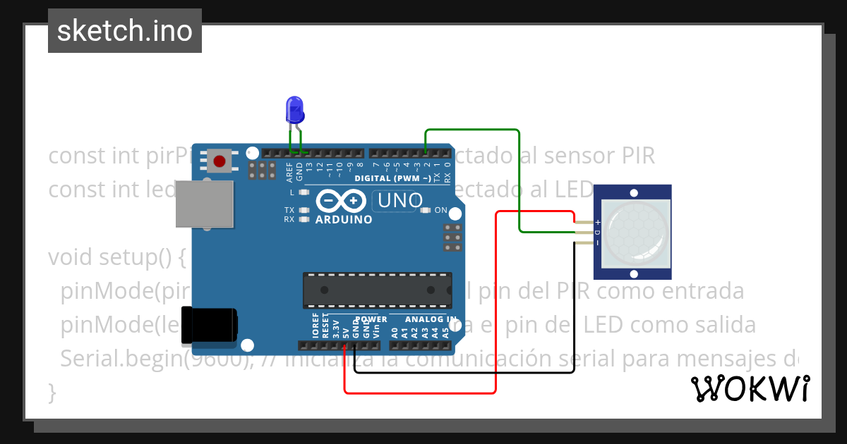 Sensor movimiento Software - Wokwi ESP32, STM32, Arduino Simulator Sensor movimiento Software - Wokwi ESP32, STM32, Arduino Simulator