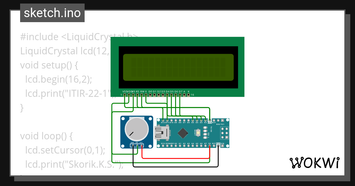 лб 2 задание 1 Wokwi Esp32 Stm32 Arduino Simulator 6805