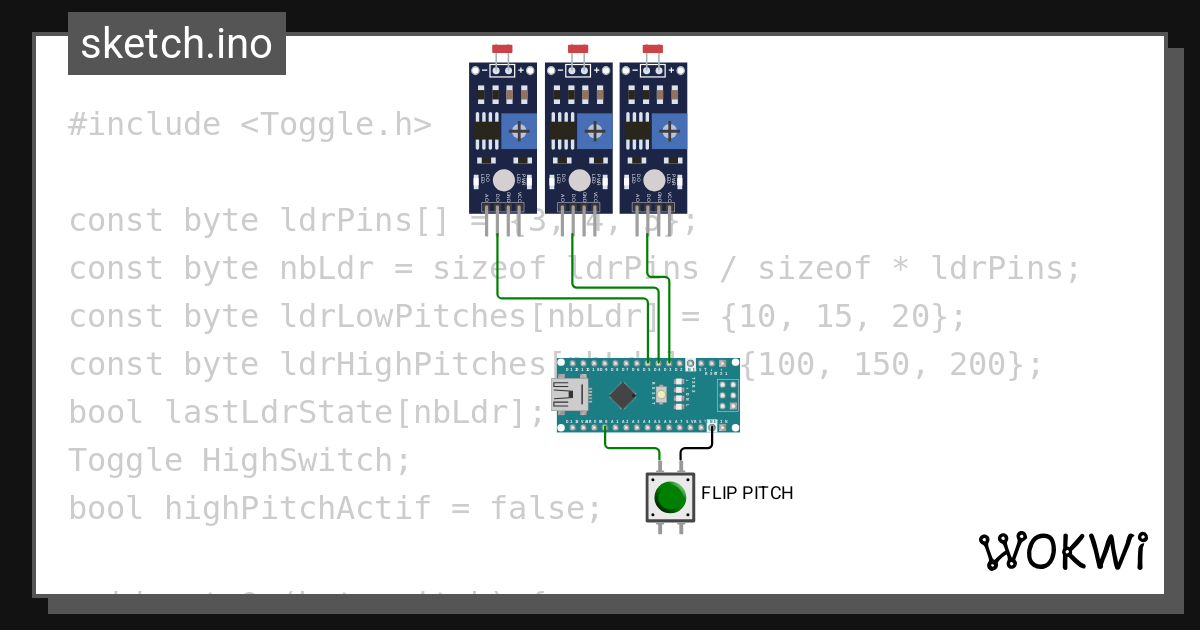 Pitchesldr Un Seul Bouton Wokwi Esp32 Stm32 Arduino Simulator 
