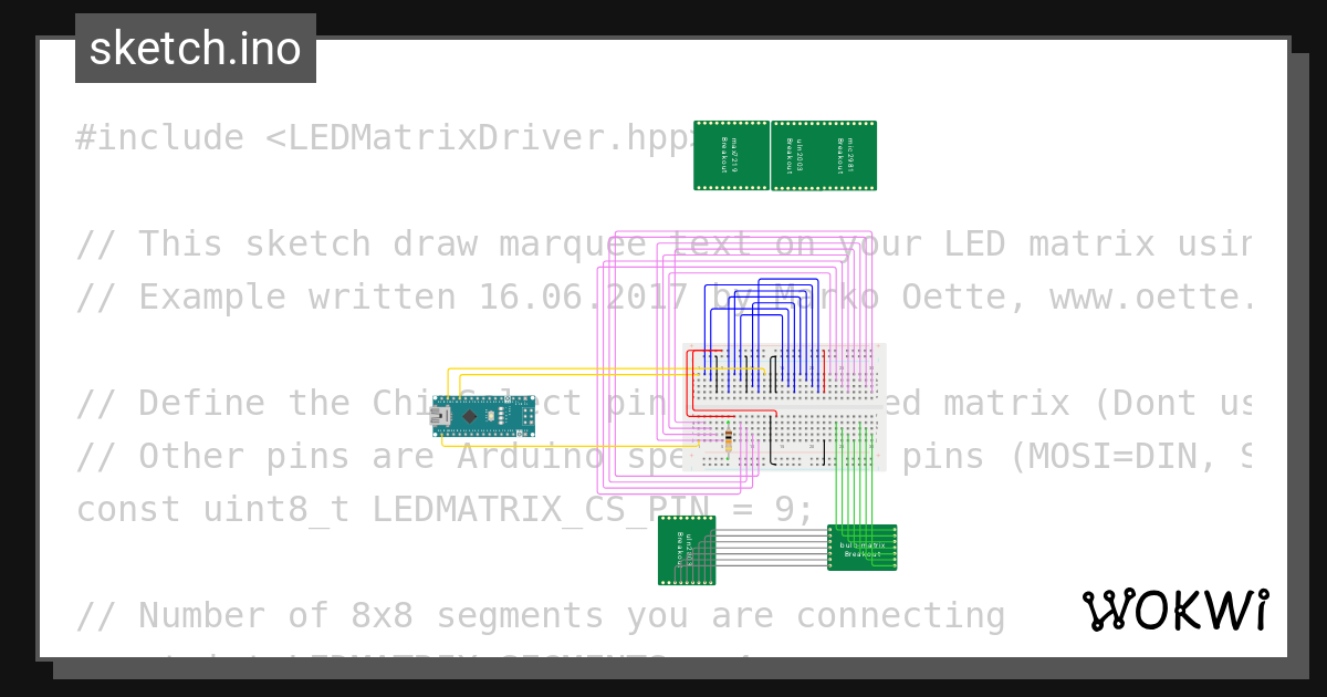 Blinkenlights Wokwi Esp32 Stm32 Arduino Simulator 2416