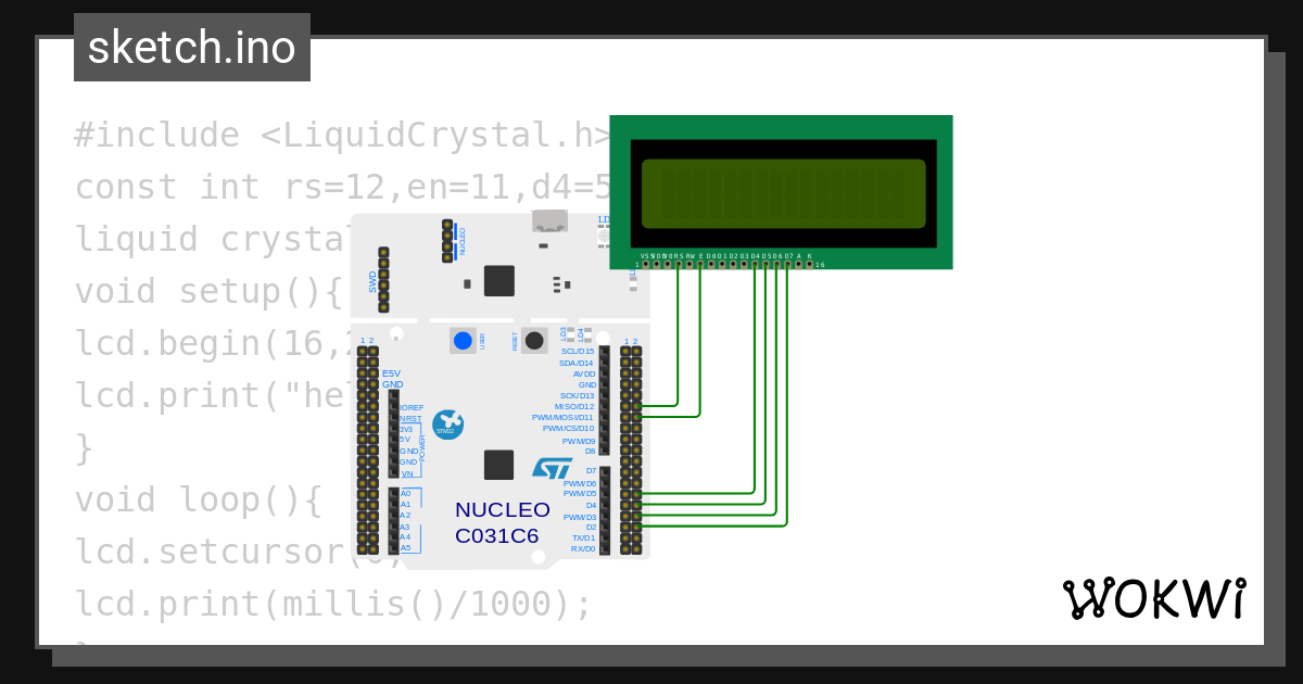 Monica Wokwi Esp32 Stm32 Arduino Simulator