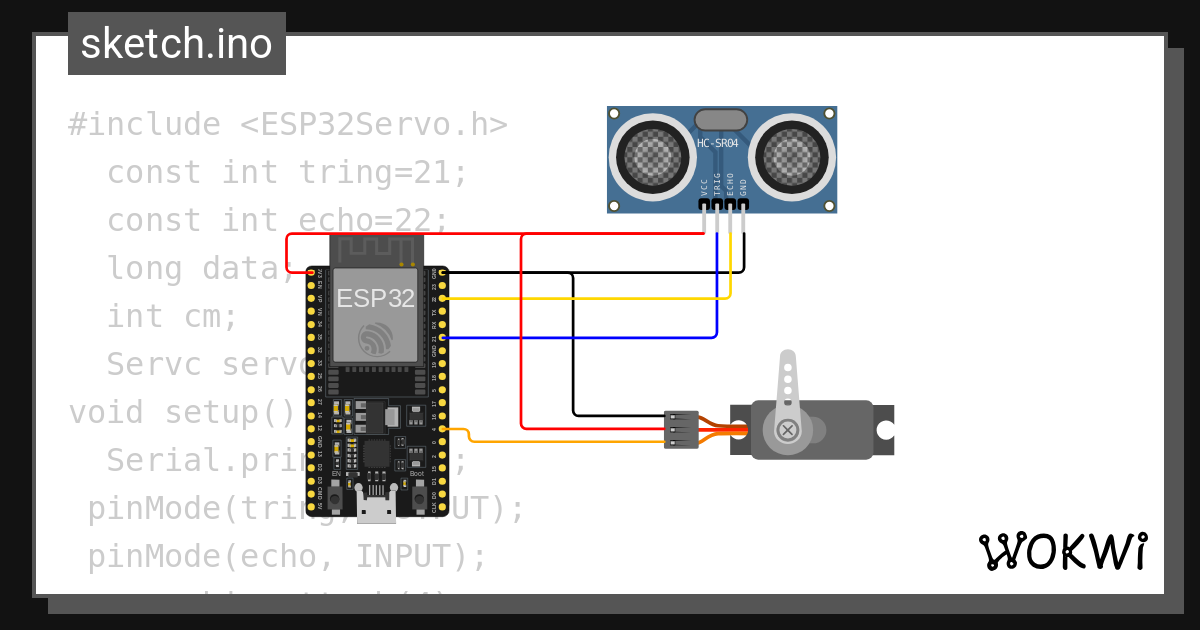 ถังขยะ Copy Wokwi Esp32 Stm32 Arduino Simulator
