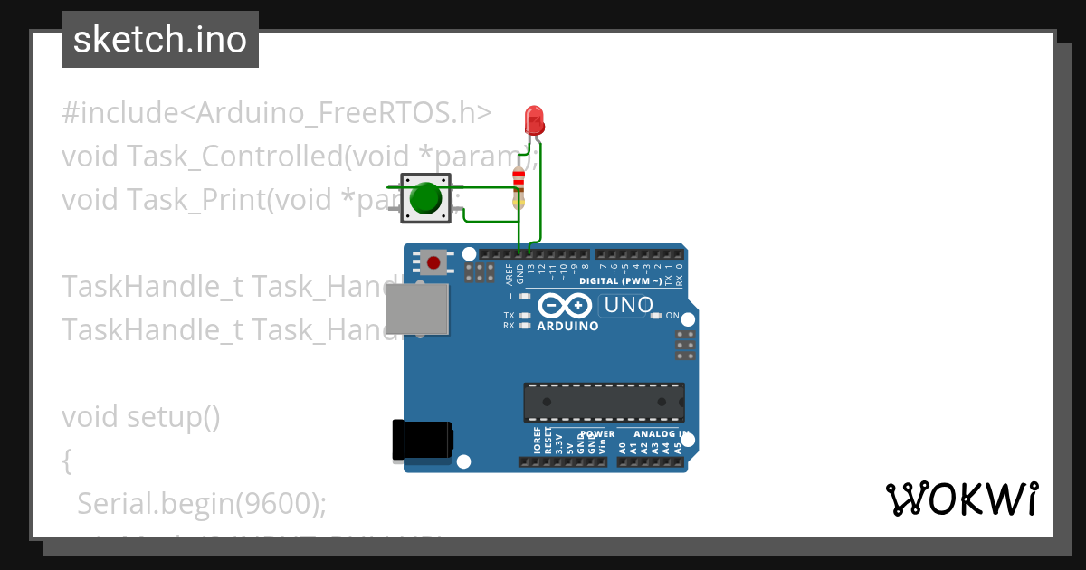 exp 2 lab - Wokwi ESP32, STM32, Arduino Simulator