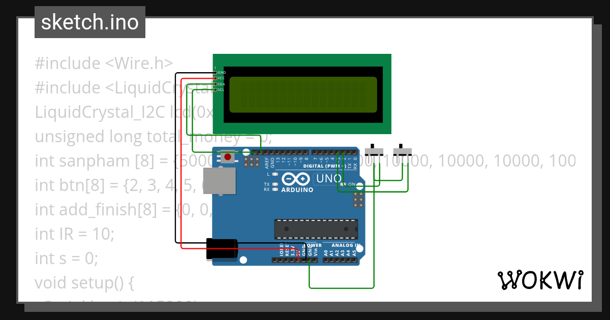 uno - Wokwi ESP32, STM32, Arduino Simulator