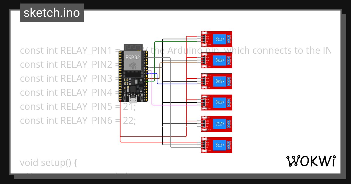 Thermostaat v0.1 - Wokwi ESP32, STM32, Arduino Simulator