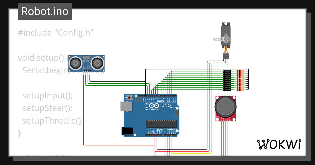 Robot - Wokwi ESP32, STM32, Arduino Simulator