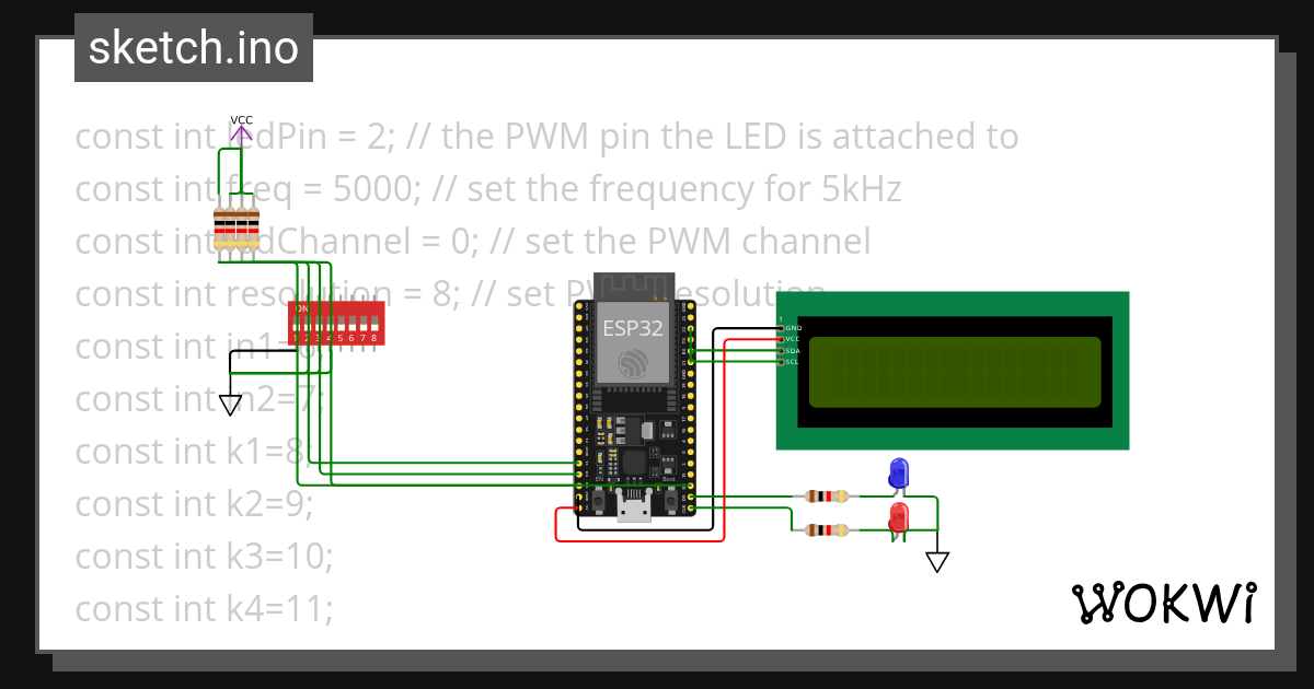 dc - Wokwi ESP32, STM32, Arduino Simulator