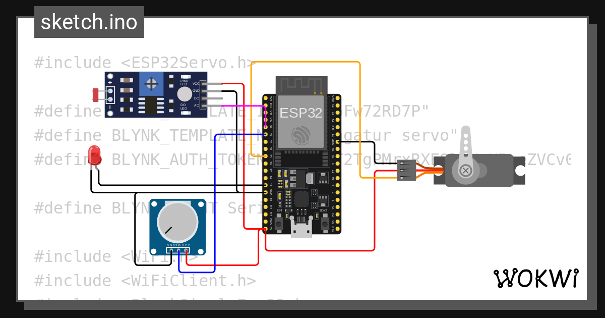 Jemuran Otomatis Rdsa Wokwi Esp32 Stm32 Arduino Simulator 6386