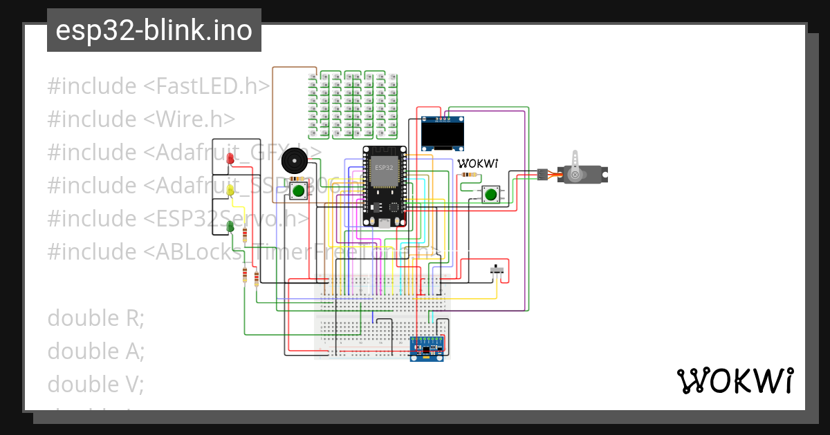Montbit SEMAFORO SERVOBARRERA IO15 ESP32 LED a P0IO25P1IO32P2IO33 BTNB P8IO4 SONIO2 NEOPIXEL ...