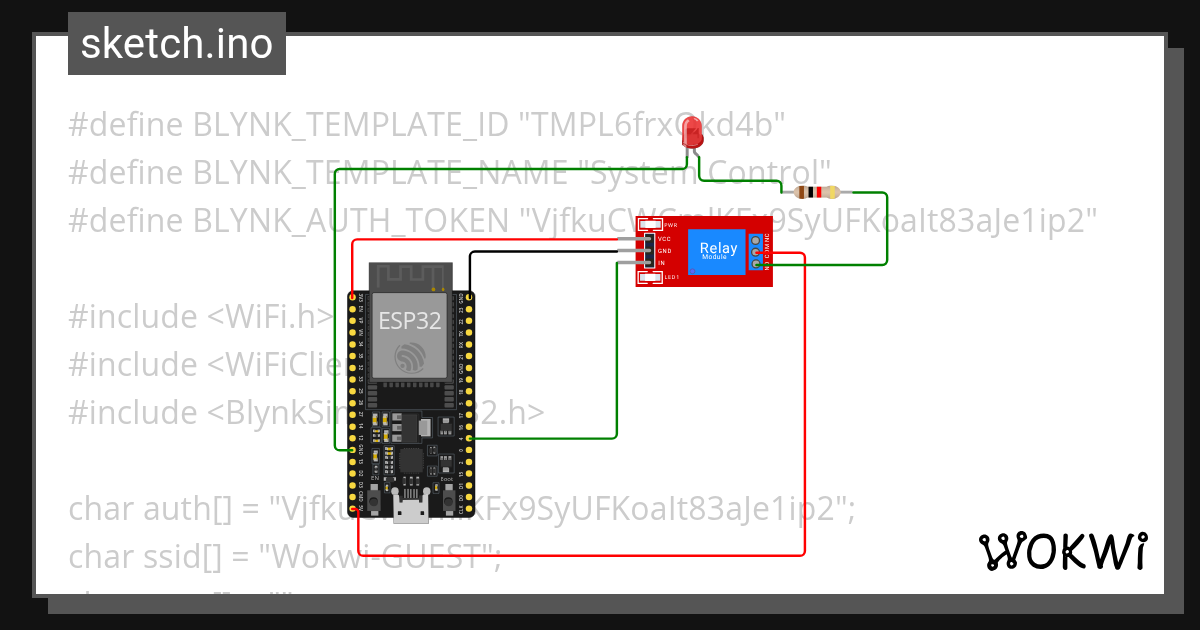 Control System - Wokwi ESP32, STM32, Arduino Simulator