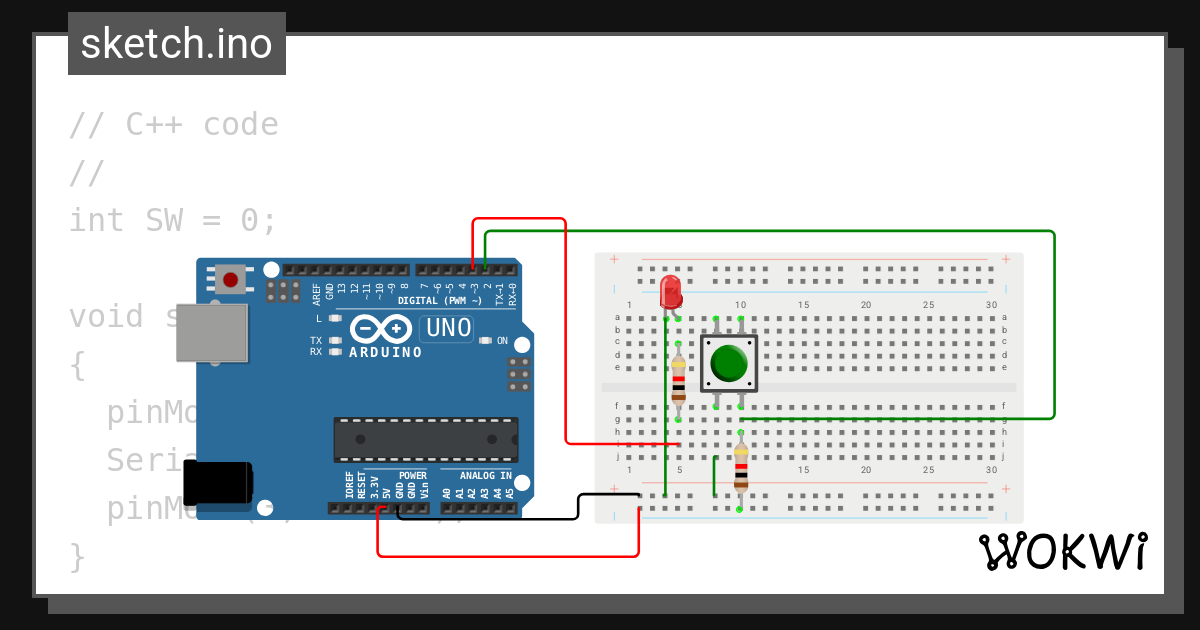 กดติดกดดับ Wokwi Esp32 Stm32 Arduino Simulator 3658