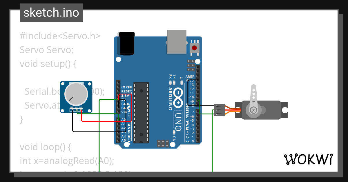 controlling servo motor with potentiometer Copy - Wokwi ESP32, STM32 ... controlling servo motor with potentiometer Copy - Wokwi ESP32, STM32 ...