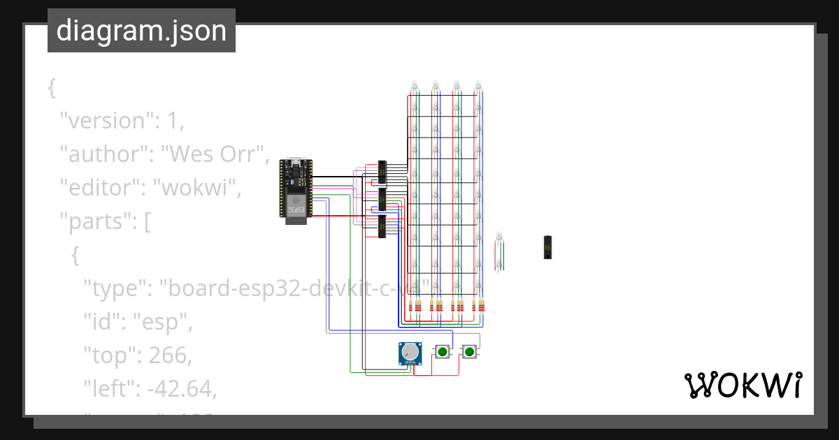 Mastermind 3.3 (Refined) - Wokwi ESP32, STM32, Arduino Simulator