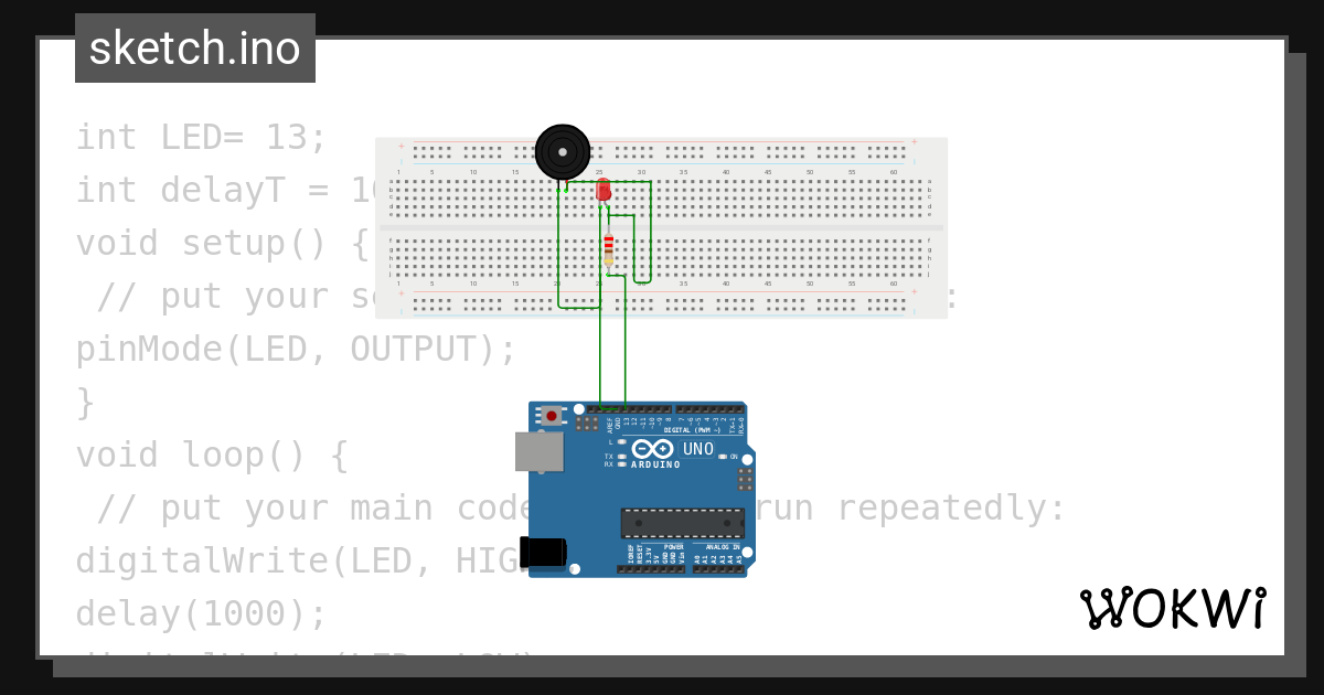 Ledblinking Wokwi Esp32 Stm32 Arduino Simulator