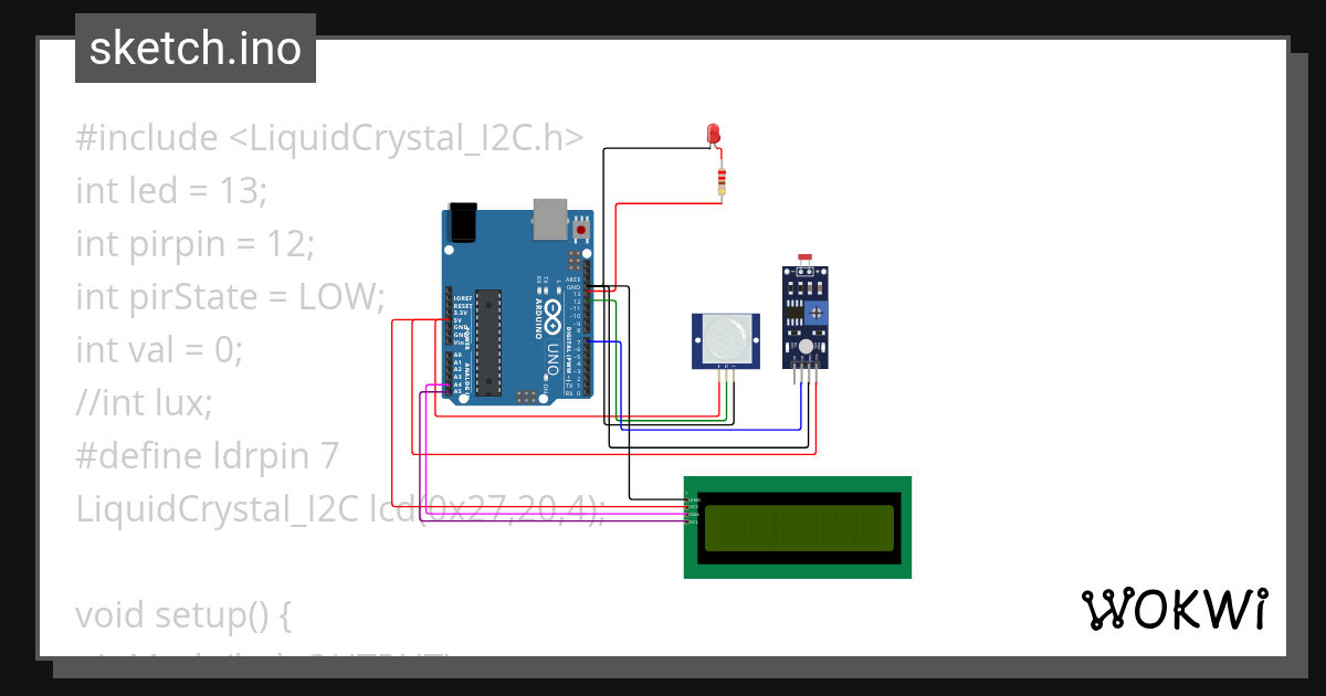LAMPU KELAS OTOMATIS DENGAN PIR Copy - Wokwi ESP32, STM32, Arduino Simulator