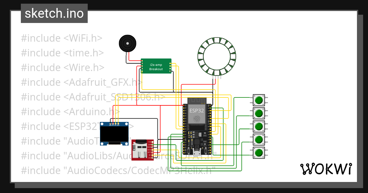 Alarm Clock - Wokwi ESP32, STM32, Arduino Simulator