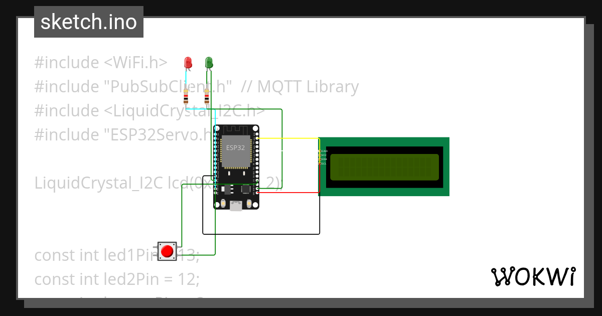 Mqtt - Wokwi ESP32, STM32, Arduino Simulator