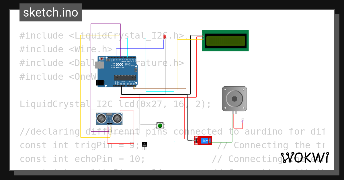 Water Monirotinf And Control Wokwi Esp32 Stm32 Arduino Simulator 1080