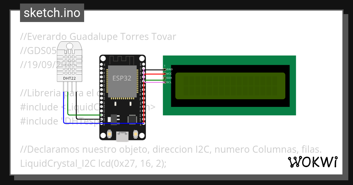 Ej5: LCD con sensor de temperatura Copy - Wokwi ESP32, STM32, Arduino Simulator