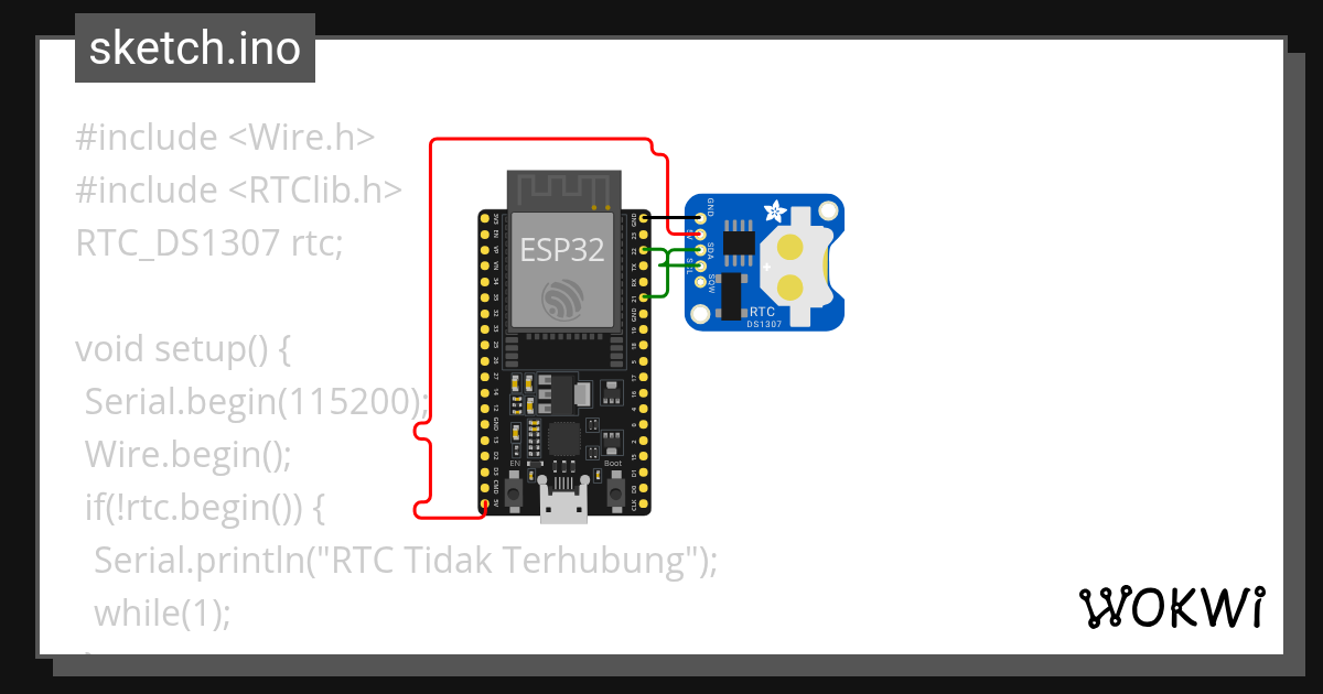 RTC - Wokwi ESP32, STM32, Arduino Simulator