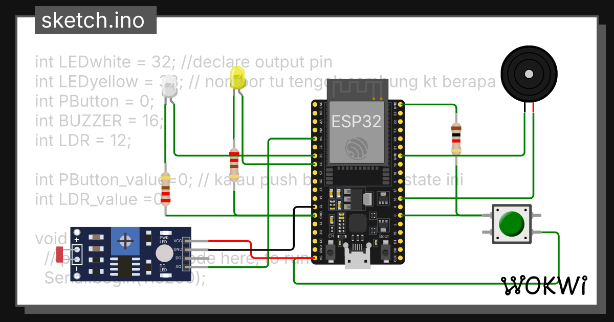 Wokwi Online ESP32 STM32 Arduino Simulator