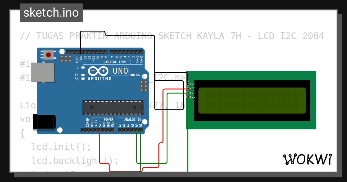 Arduino Uno 1602 Wokwi Esp32 Stm32 Arduino Simulator