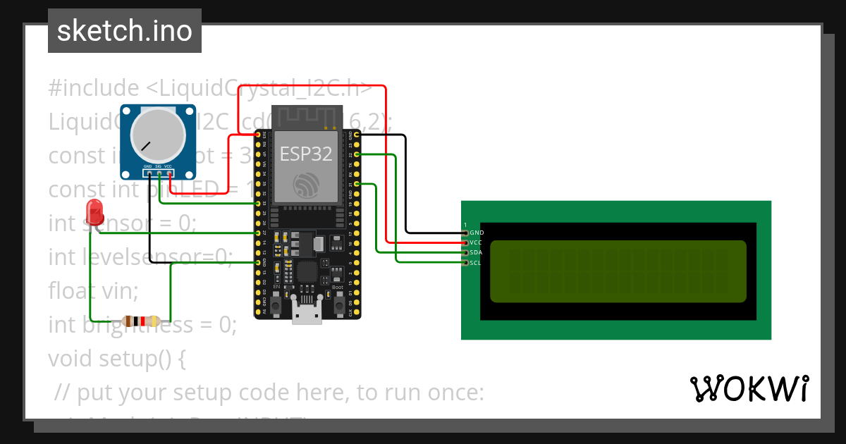 UAS Microkontroler - Wokwi ESP32, STM32, Arduino Simulator