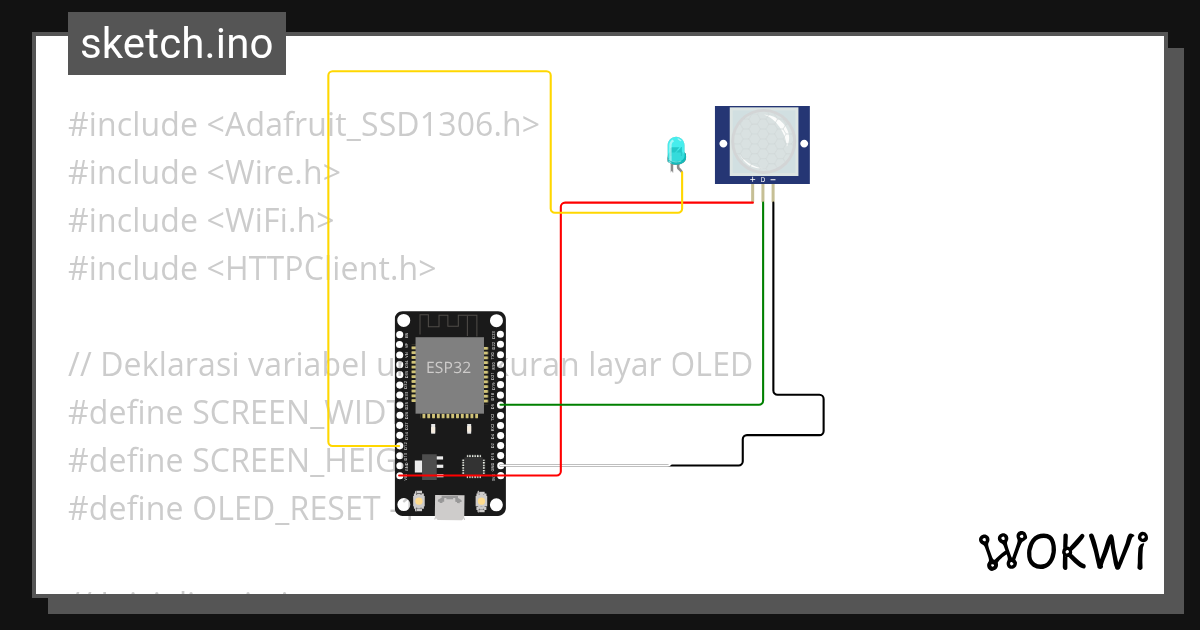 IOT TI B1 Pagi - Dimas F - Wokwi ESP32, STM32, Arduino Simulator