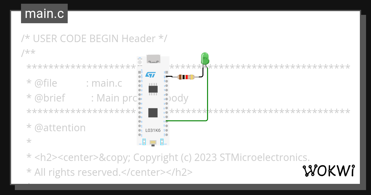 ST Nucleo L031 - HAL Copy (2) - Wokwi ESP32, STM32, Arduino Simulator