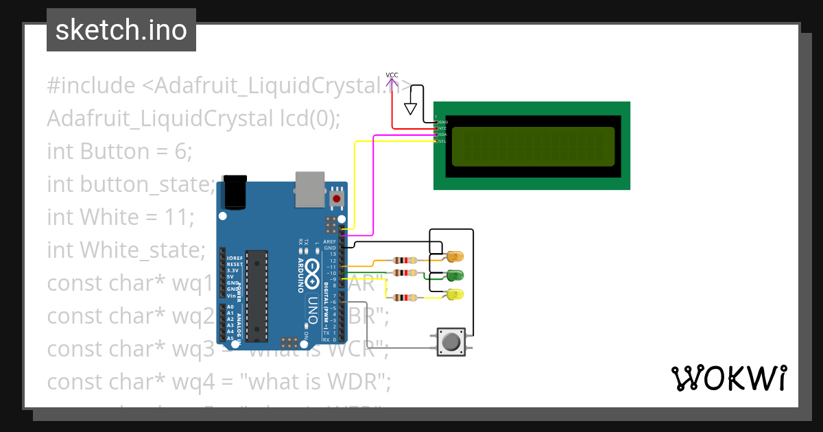 LCD-Game-001 - Wokwi ESP32, STM32, Arduino Simulator