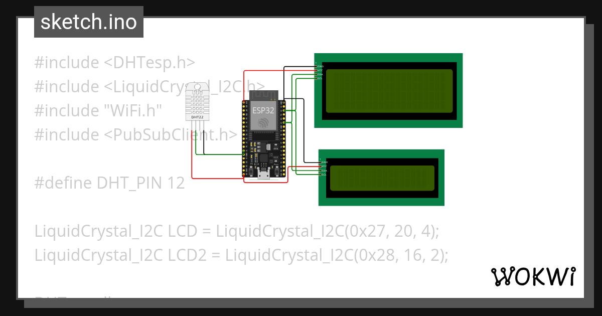 IOT 139 PCP : Send Room AC Data on MQTT - Bolier - Wokwi ESP32, STM32, Arduino Simulator