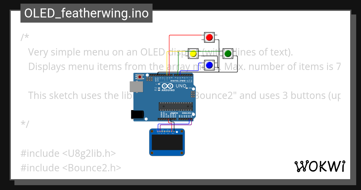 menu test.ino Copy - Wokwi ESP32, STM32, Arduino Simulator