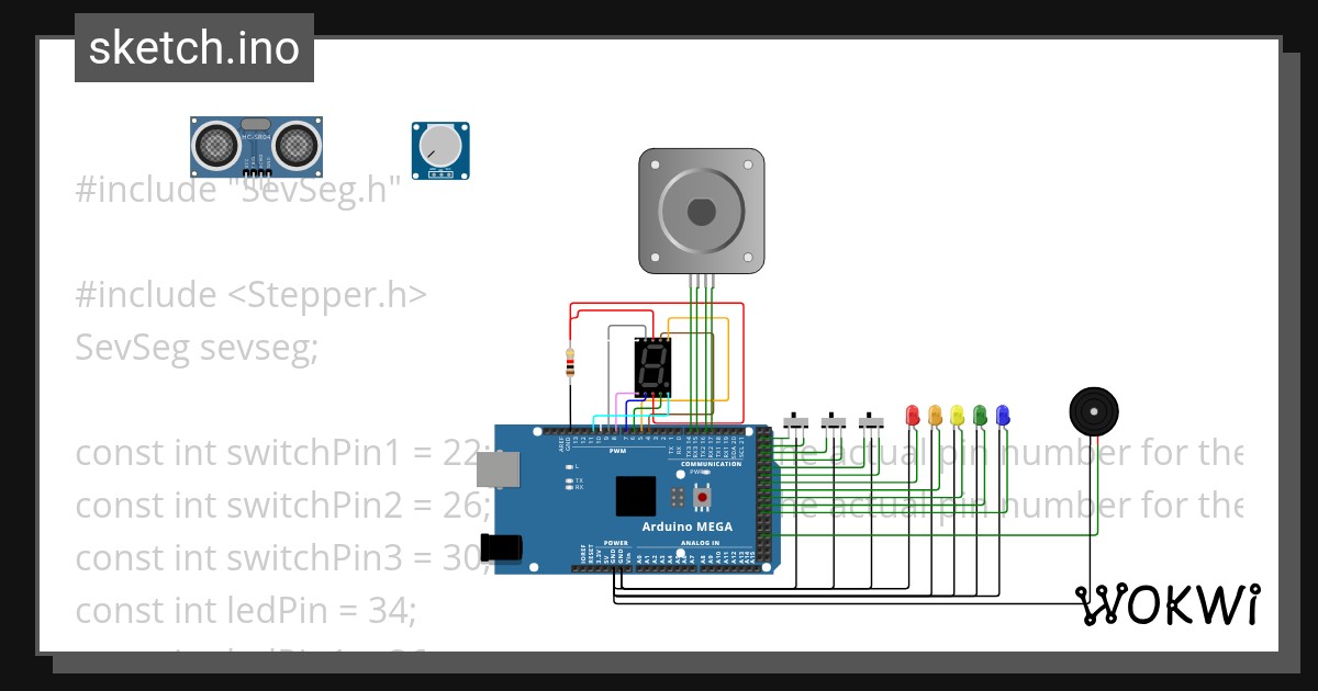 Switches Get Stitches (and a Display) - Student Version Copy - Wokwi ESP32, STM32, Arduino Simulator