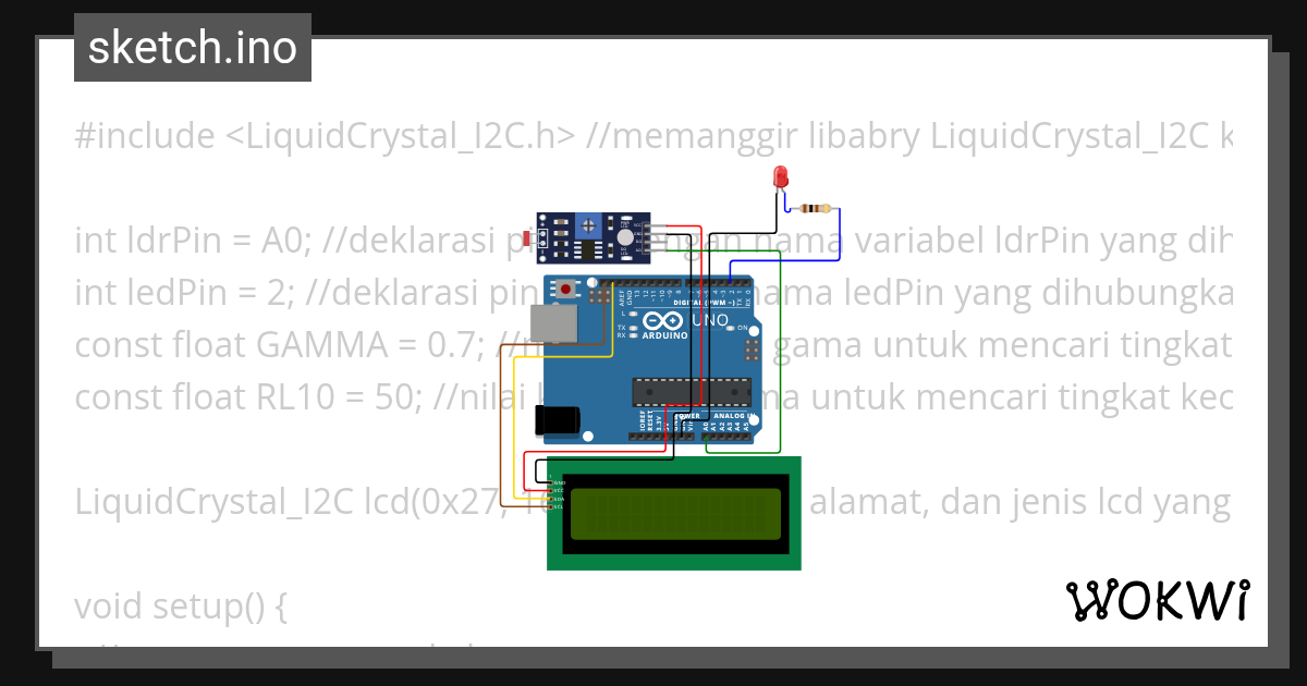 Tio adista air langga xtei Copy cahaya - Wokwi ESP32, STM32, Arduino Simulator